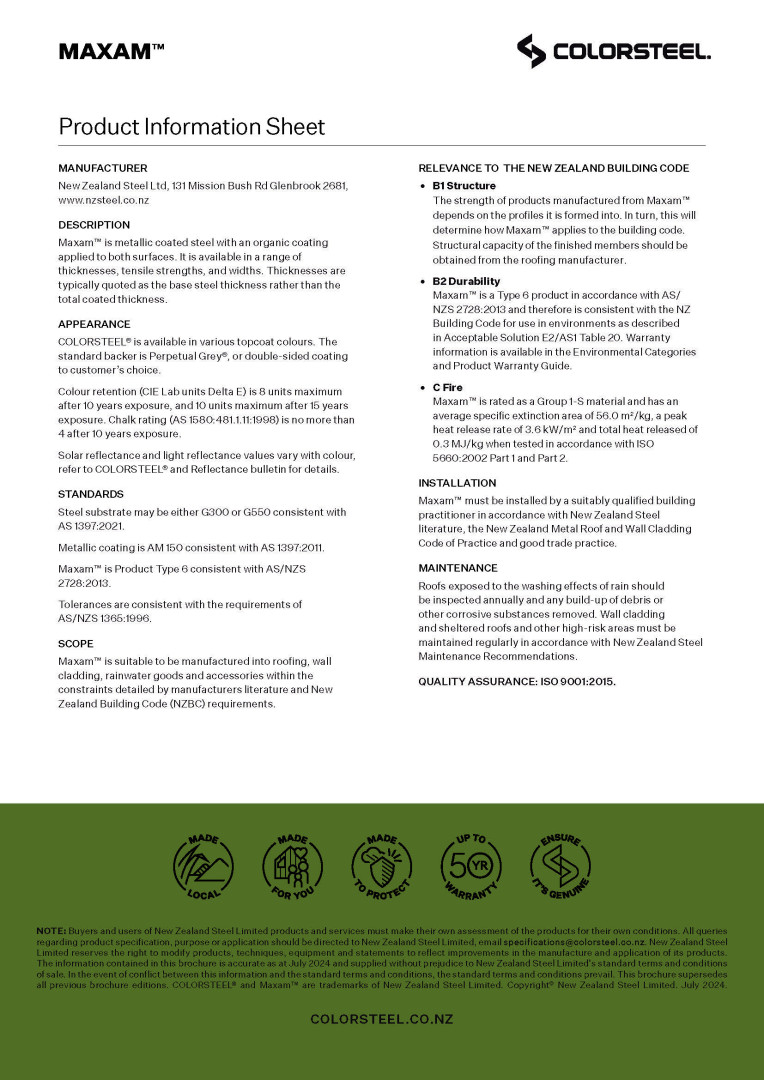 COLORSTEEL® Downloads & Brochures - Access Roofing Resources » COLORSTEEL®